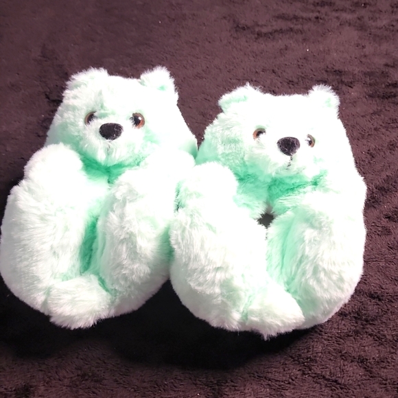 Shoes | Teddy Bear Slides | Poshmark